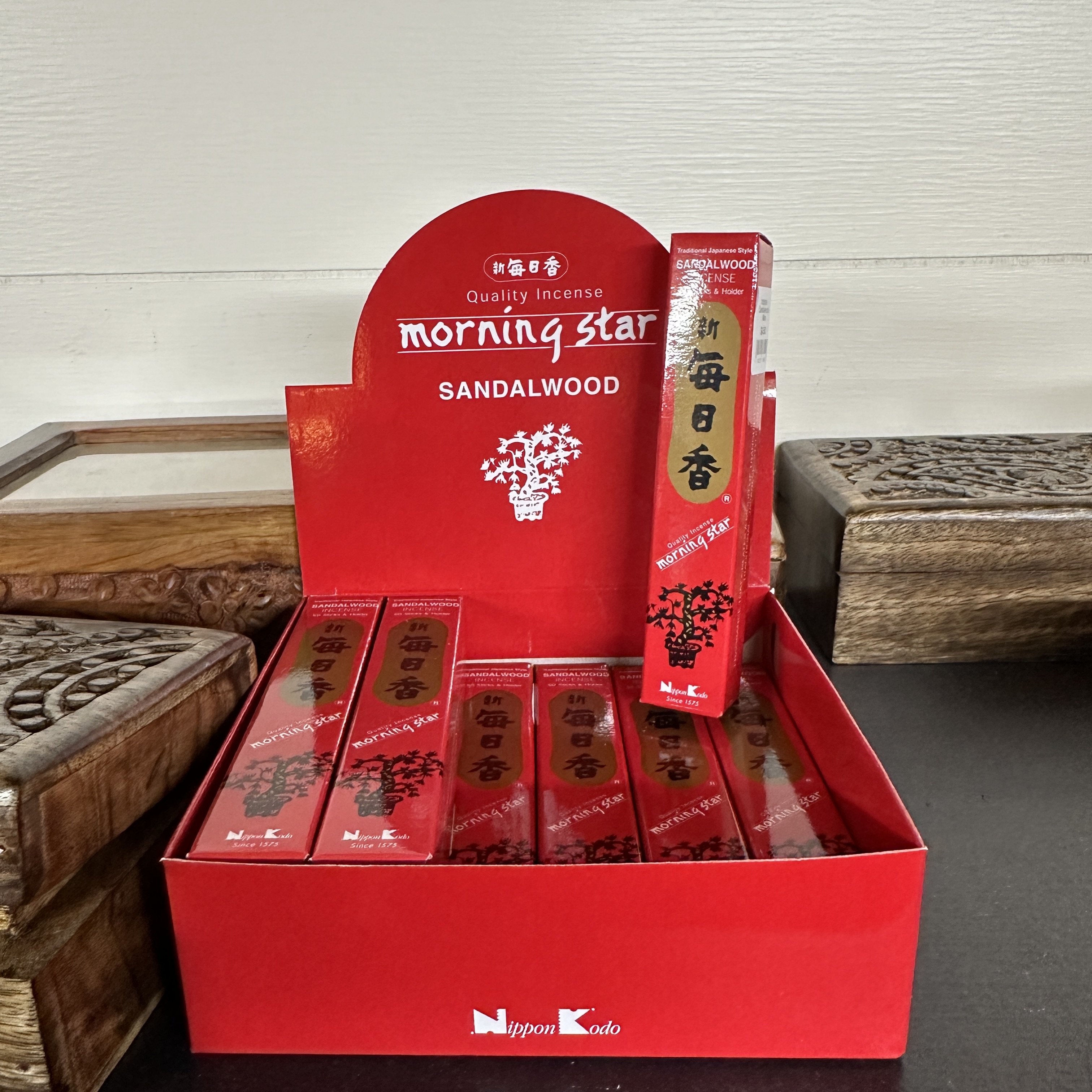 Morning Star Incense - Sandalwood mini (50 sticks) | Shiga's Imports