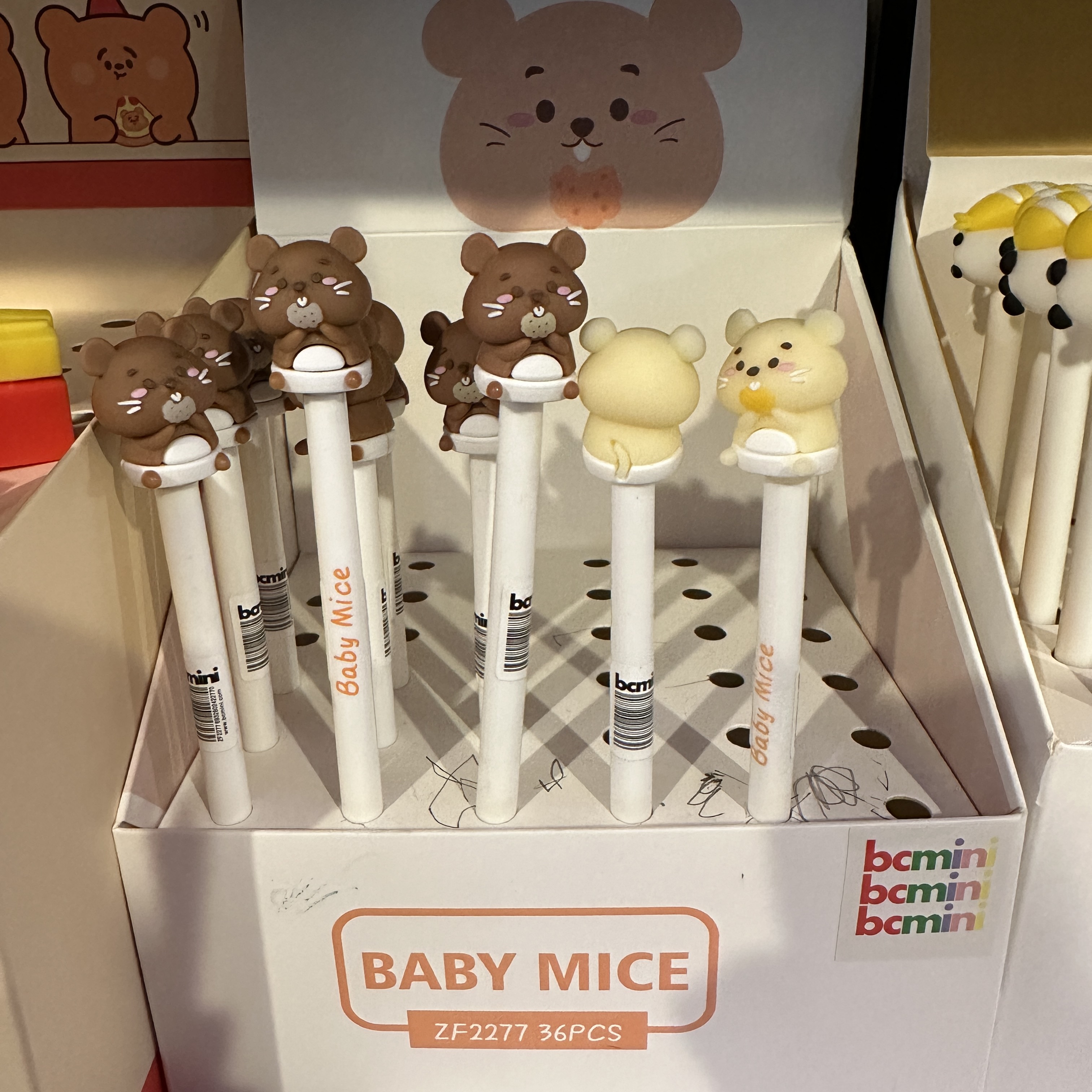 Pen - Baby Mouse Gel Retractable • Shiga's Imports