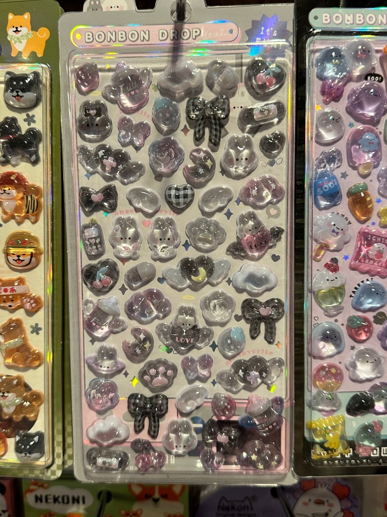 Bon Bon Drop 3D Stickers - Shiro Kuro • Shiga's Imports